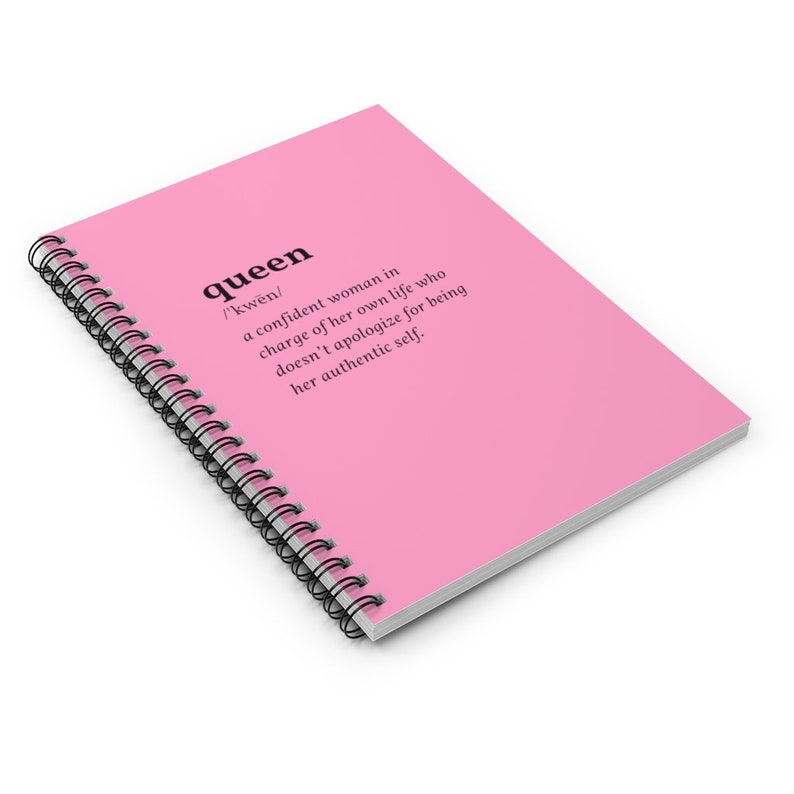 Queen Definition Spiral Notebook - Etsy