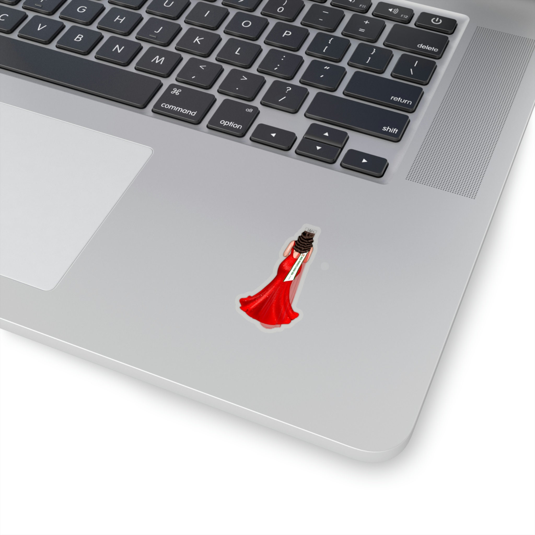 Pageant Queen Drawing Kiss-cut Stickers - Etsy