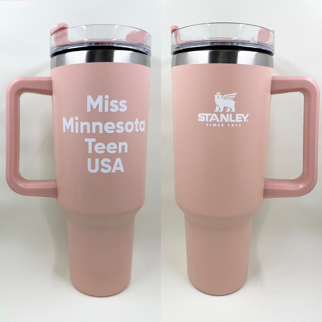 Pageant Title 40oz Stanley Style Tumbler W/ Handle - Etsy