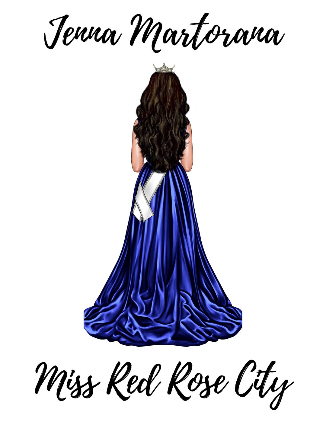 Pageant Digital Drawing - Etsy