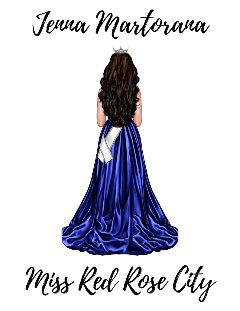 Pageant Digital Drawing - Etsy