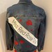 Pageant Sash Denim Jacket - Etsy