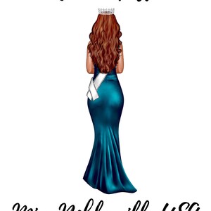 Pageant Digital Drawing - Etsy