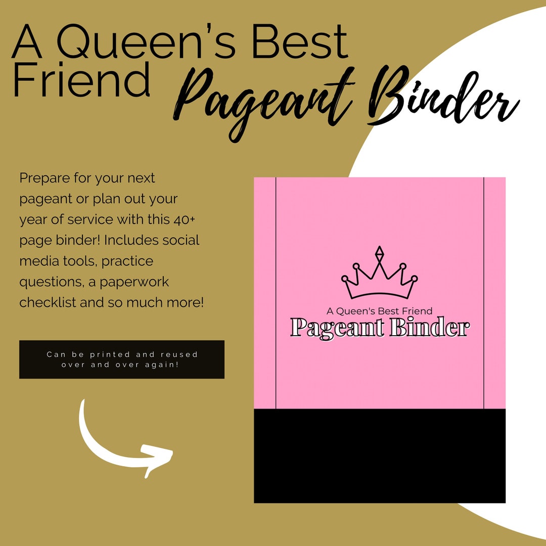 A Queen’s Best Friend Pageant Binder - Etsy