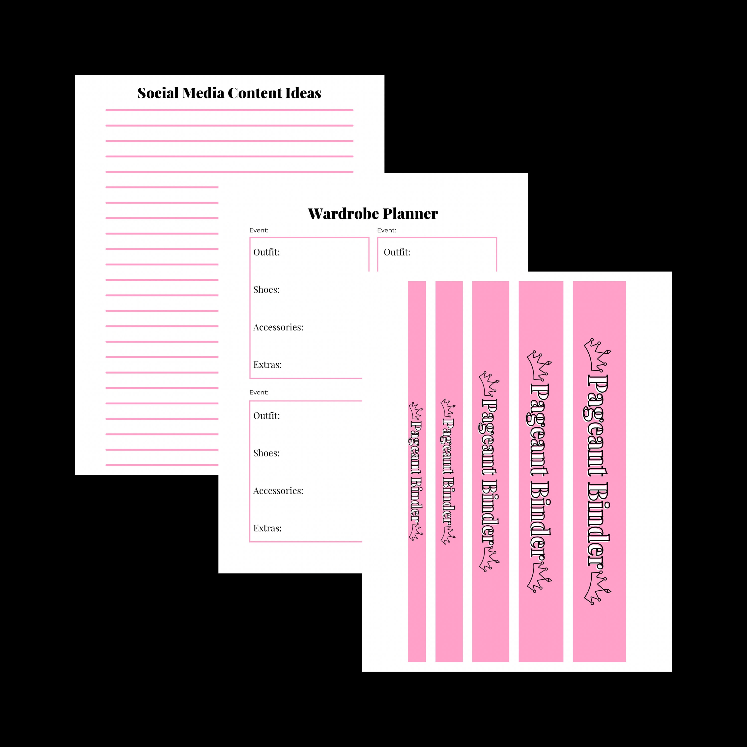 A Queen’s Best Friend Pageant Binder - Etsy