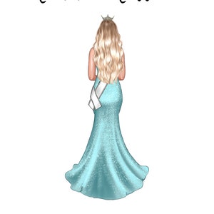 Pageant Digital Drawing - Etsy