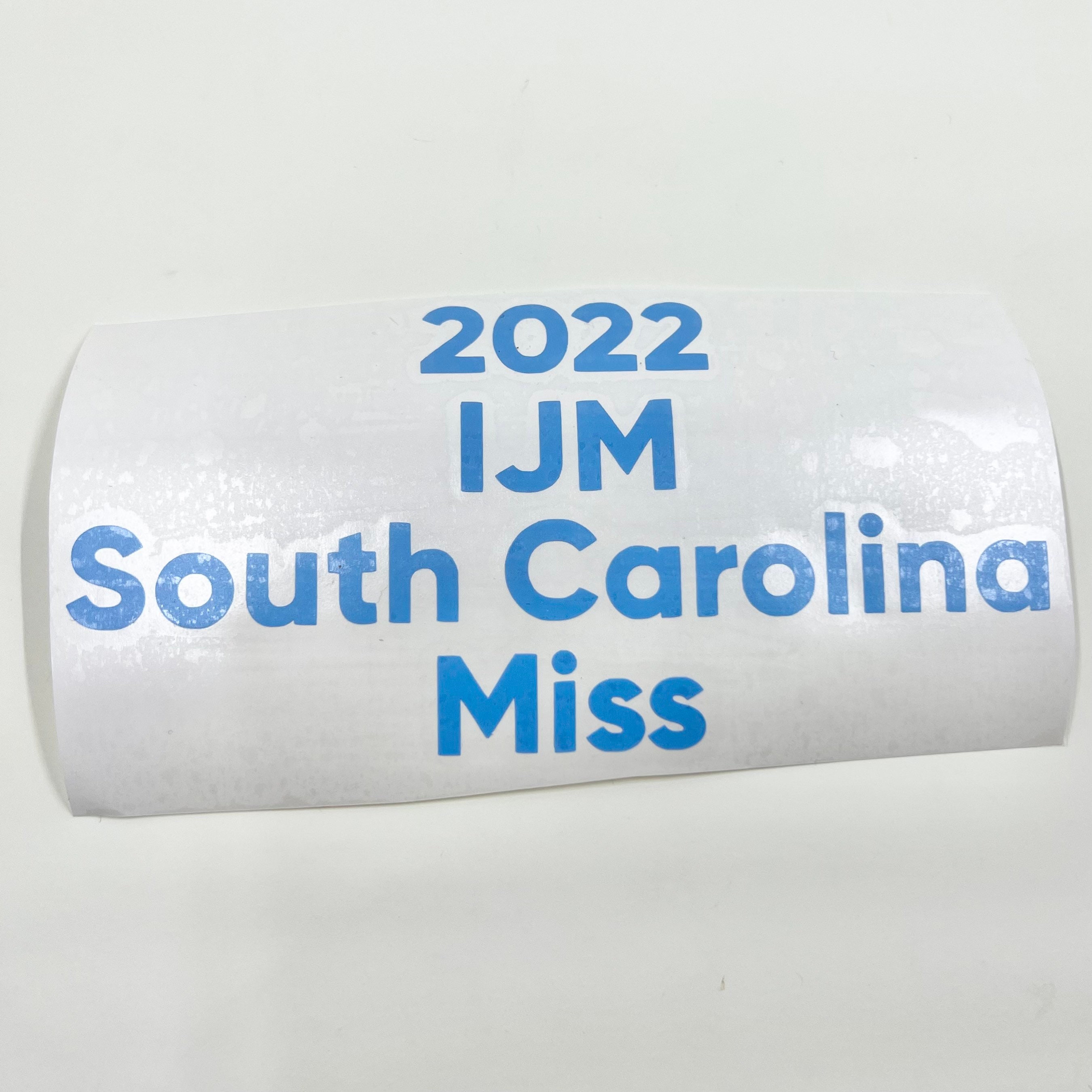 Pageant Title Decal - Etsy