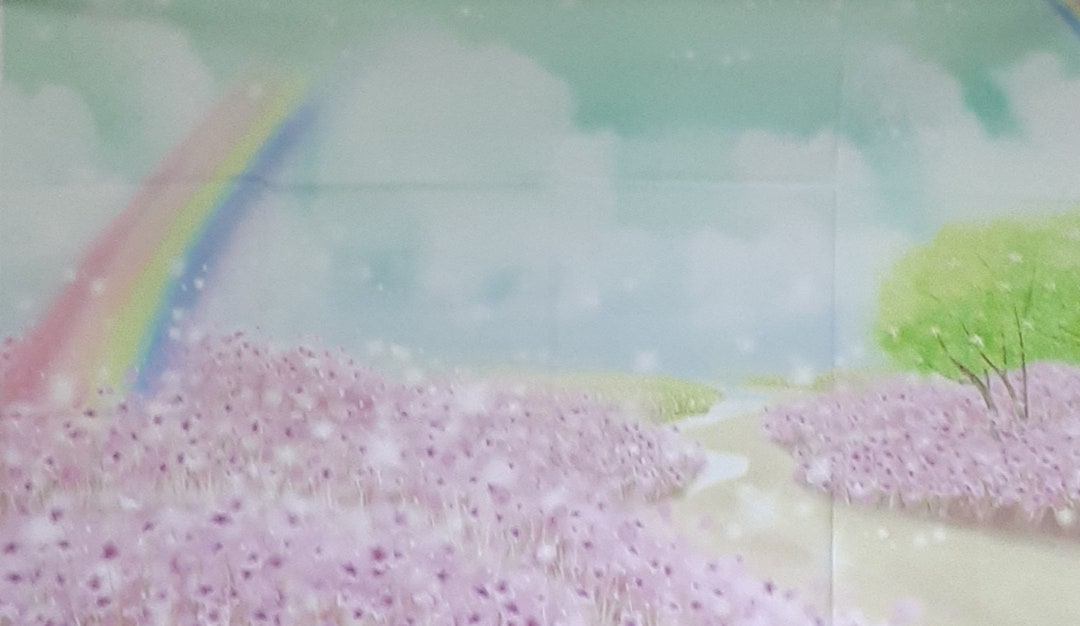 Rainbow Fields Photography Backdrop. 5x3 Ft - Etsy