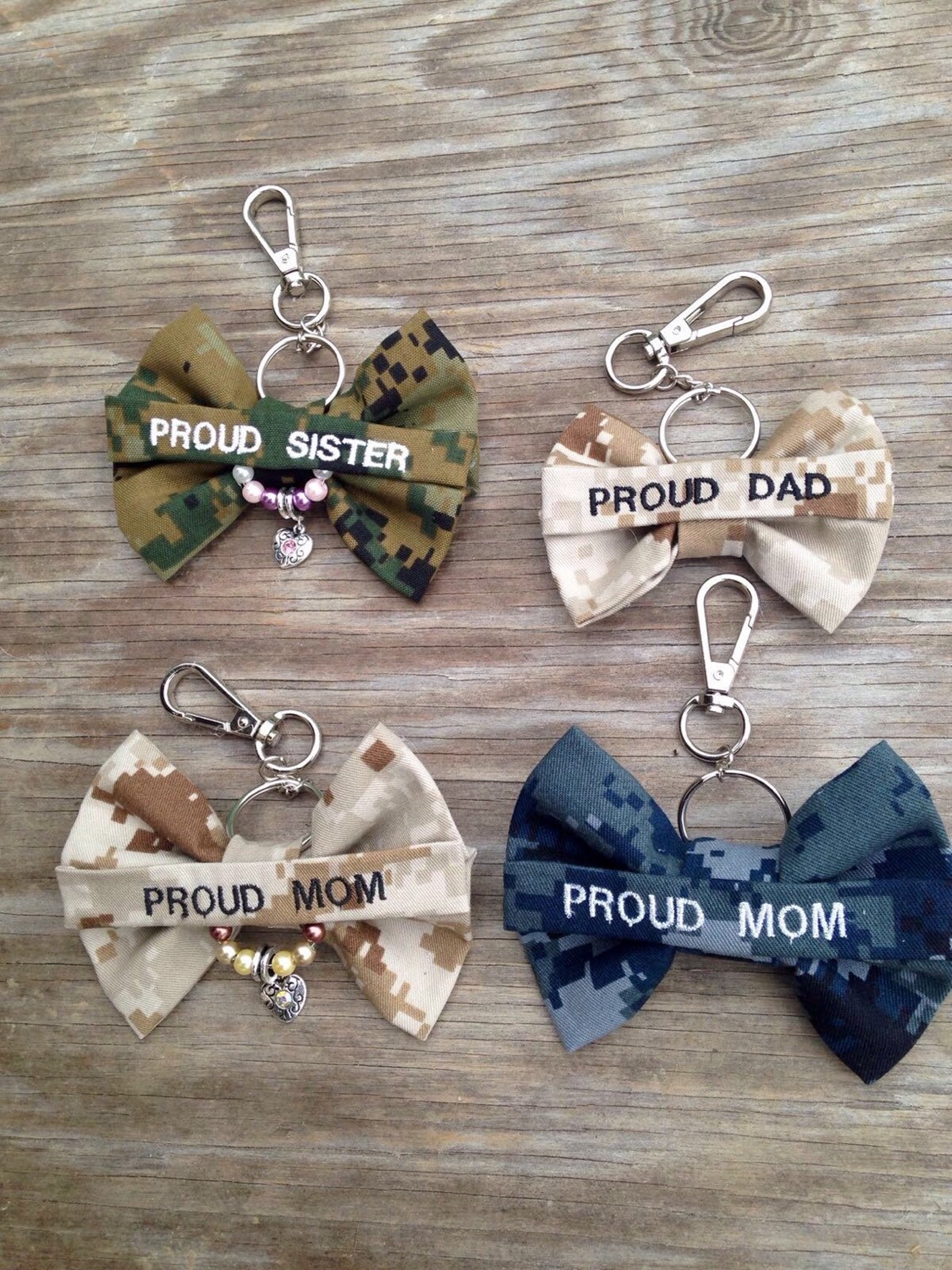 Mini Bow Keychains - Etsy