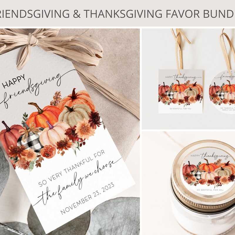 Friendsgiving Favors - Etsy