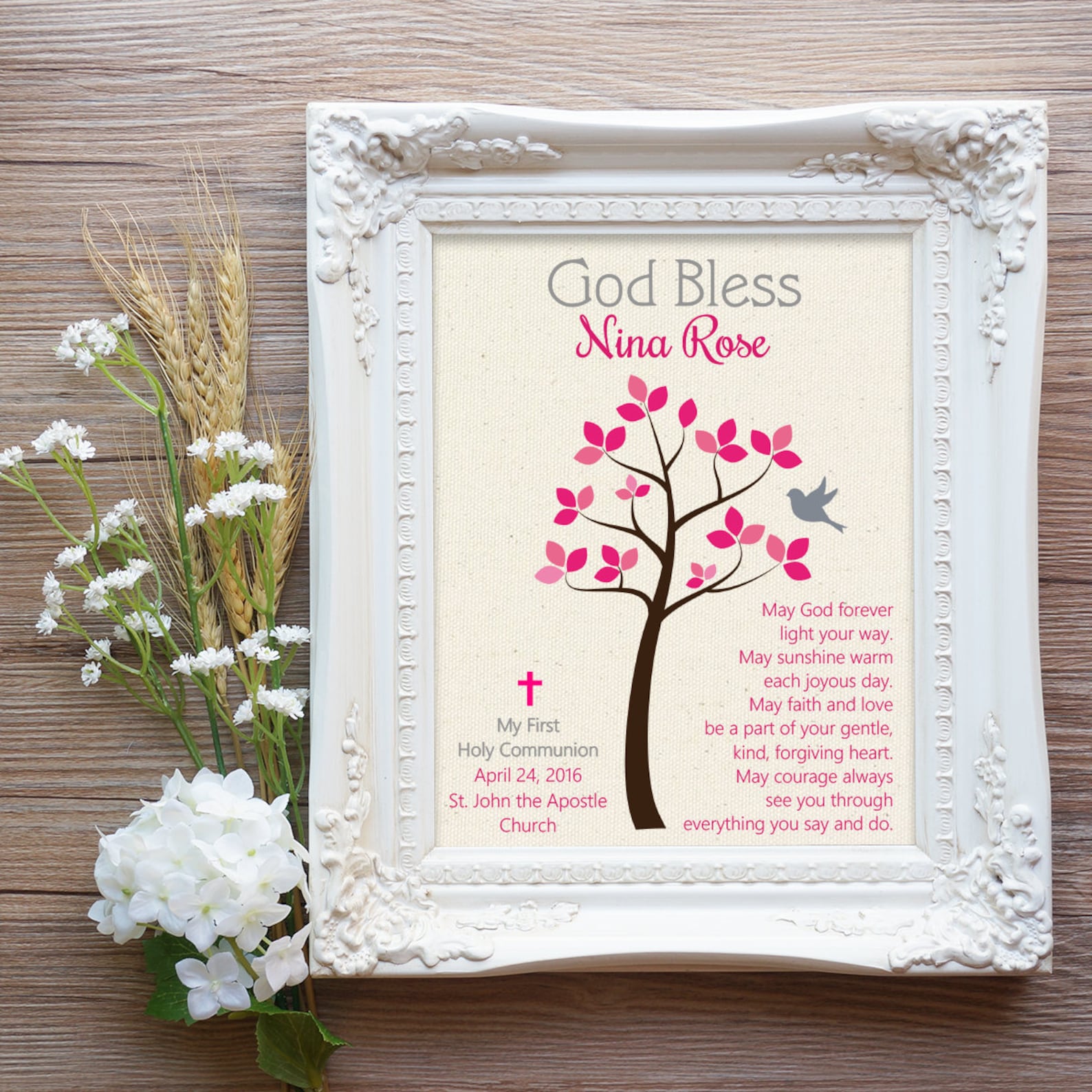 Communion Gift for Girl, Communion Keepsake Gift, Communion Gift ...