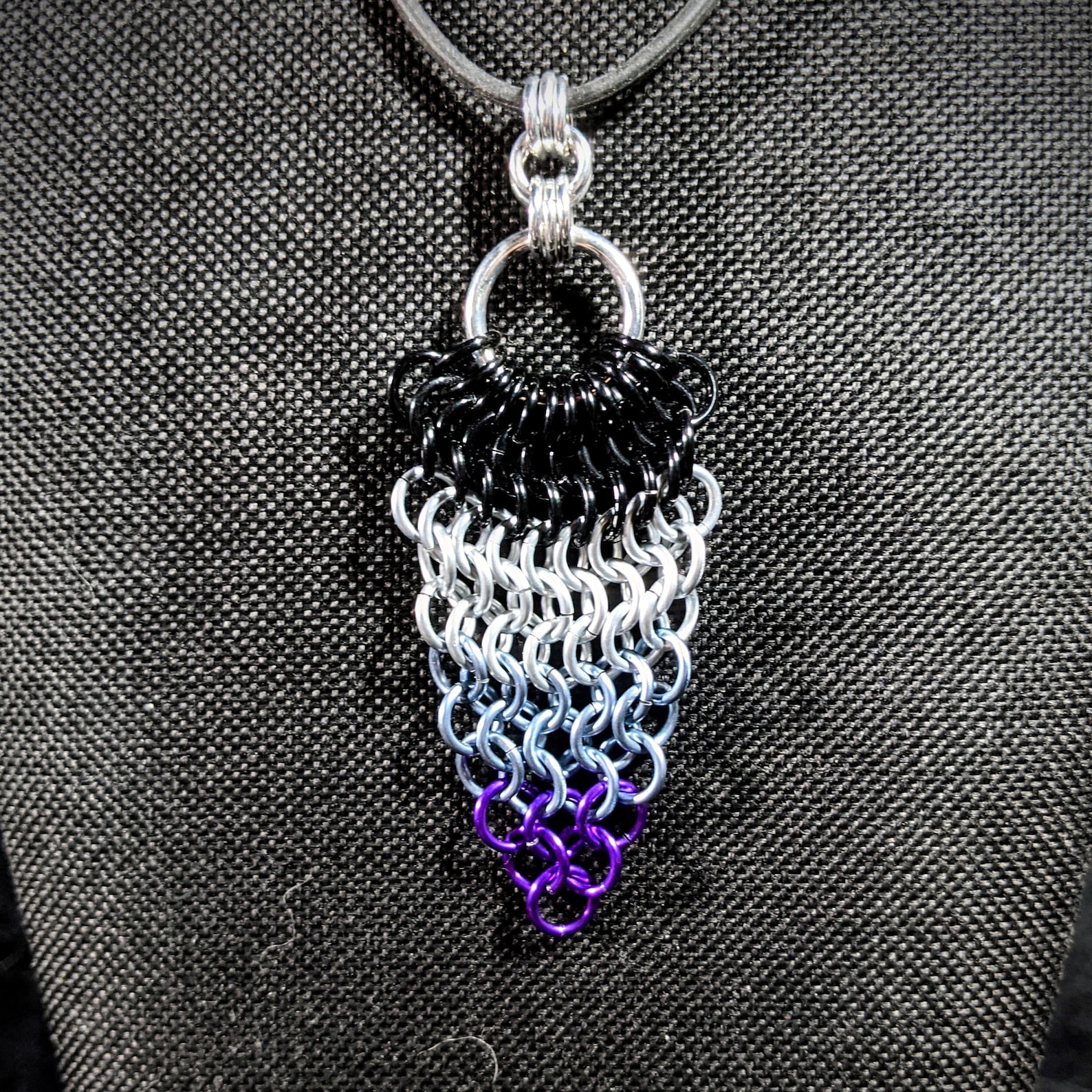 Spearhead Pride Pendant - Anodized Aluminum Chainmaille Jewelry - Pride ...