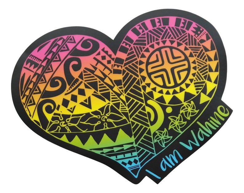 Sticker Pack I Am Wahine Logo 1 Each - Etsy
