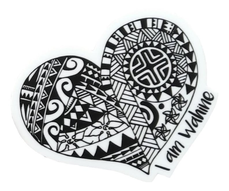 Sticker Pack I Am Wahine Logo 1 Each - Etsy