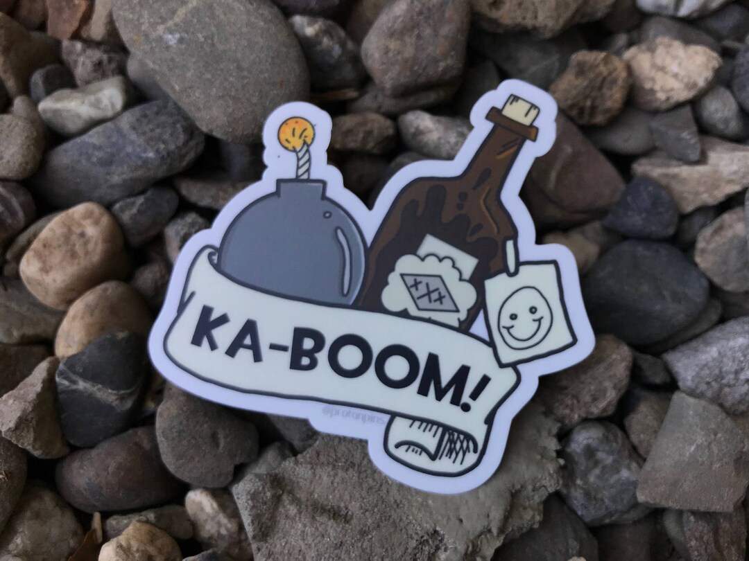 Ka-boom Team Fortress 2 Class Badge Demoman Vinyl Sticker - Etsy