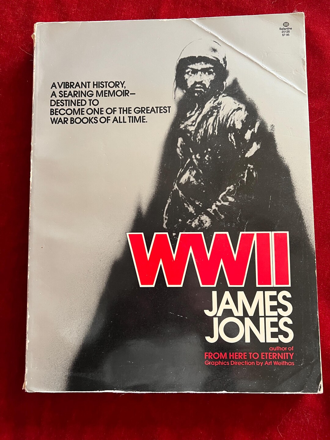 WWII by James Jones-1976 1st Printing Illustrated Large Softcover - Etsy