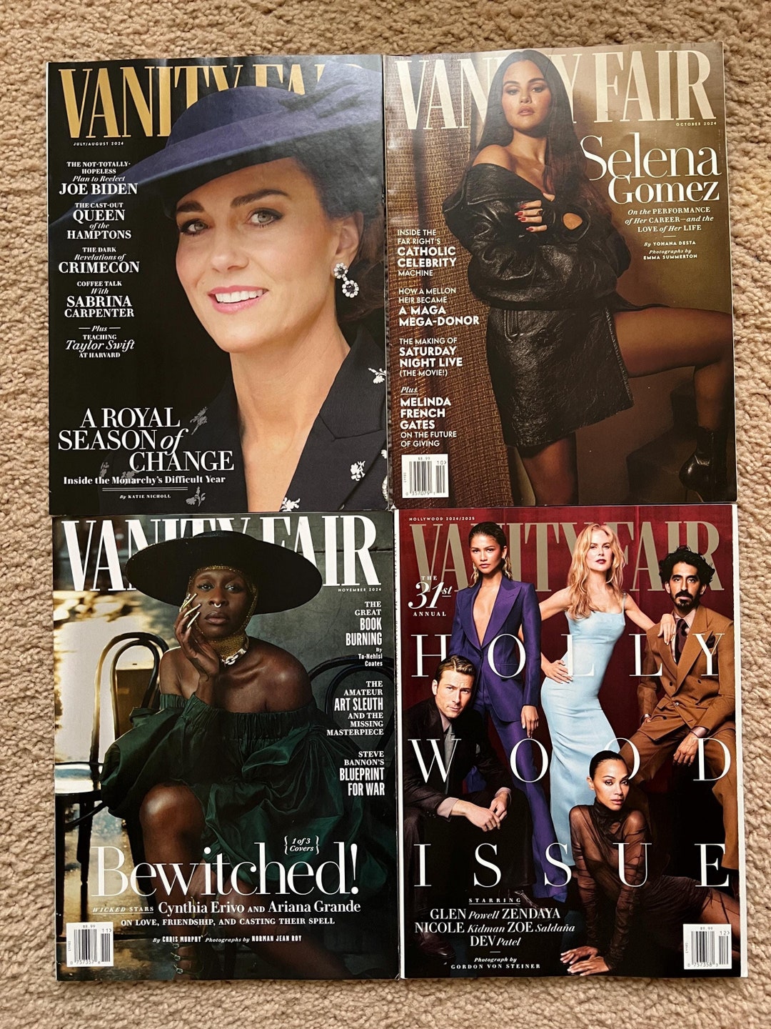 VANITY FAIR Magazine 2024 Lot of 5 Issues Brand New Condition - Etsy