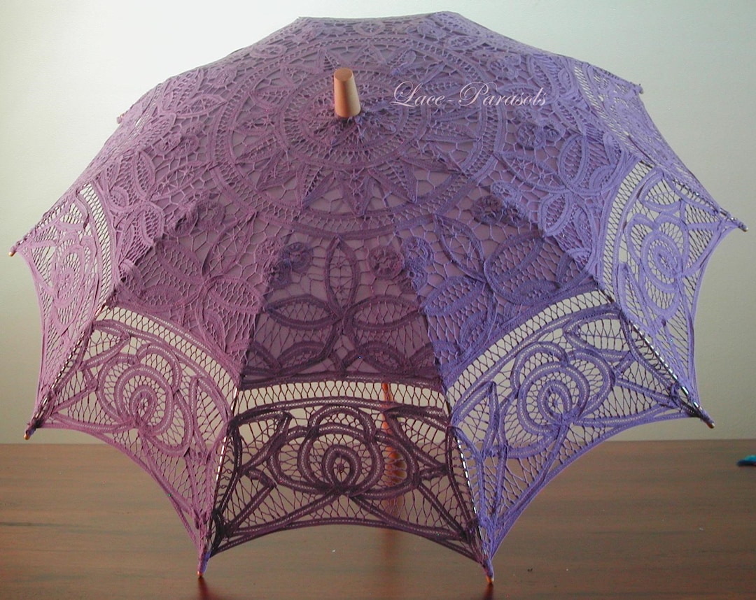 Lavender Lace Parasol Vintage Wedding - Etsy