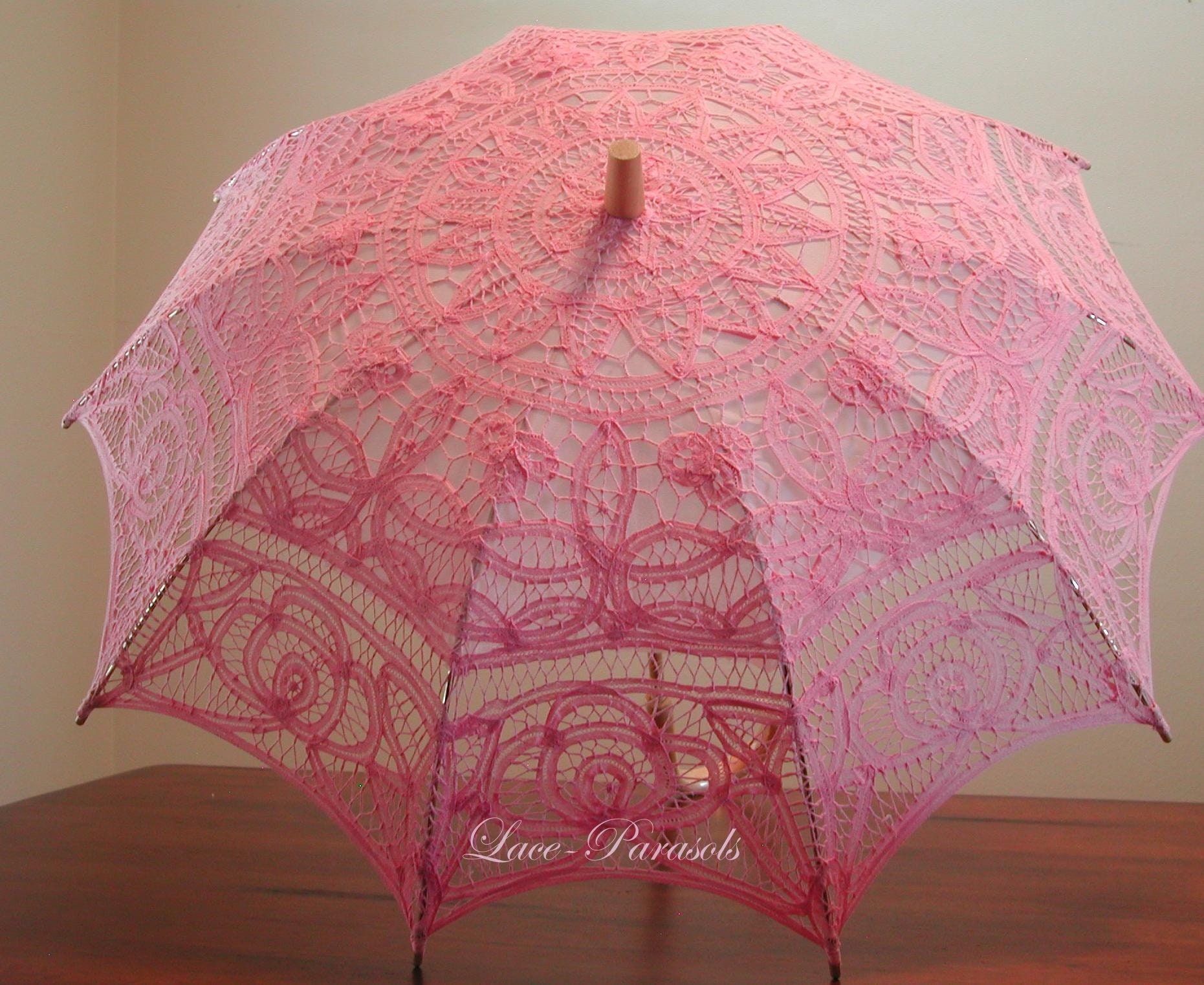 PINK Lace Parasol Vintage Wedding - Etsy