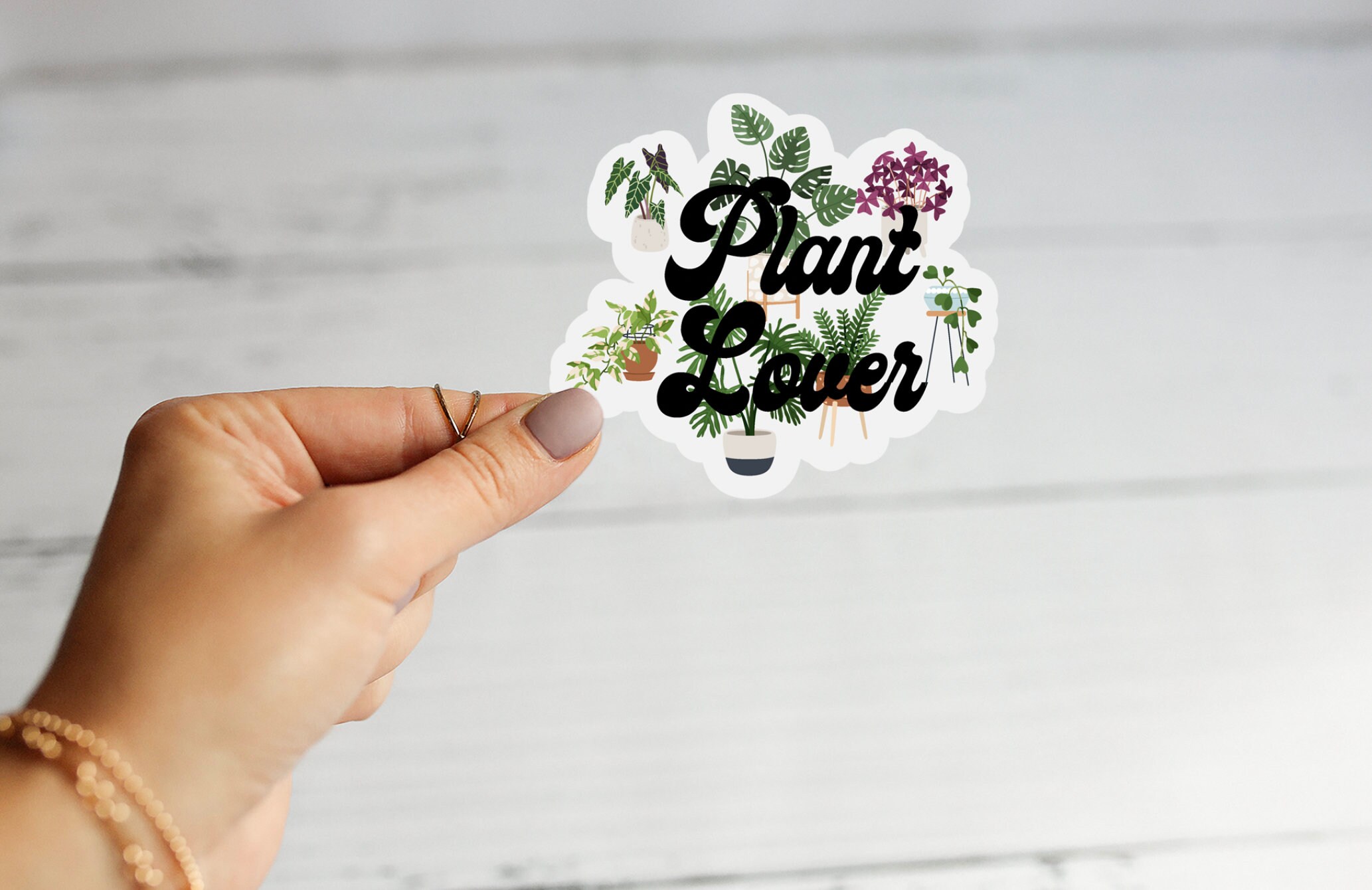 Plant Lover Sticker / Plant Lover / Just One More Plant Sticker / Plant ...