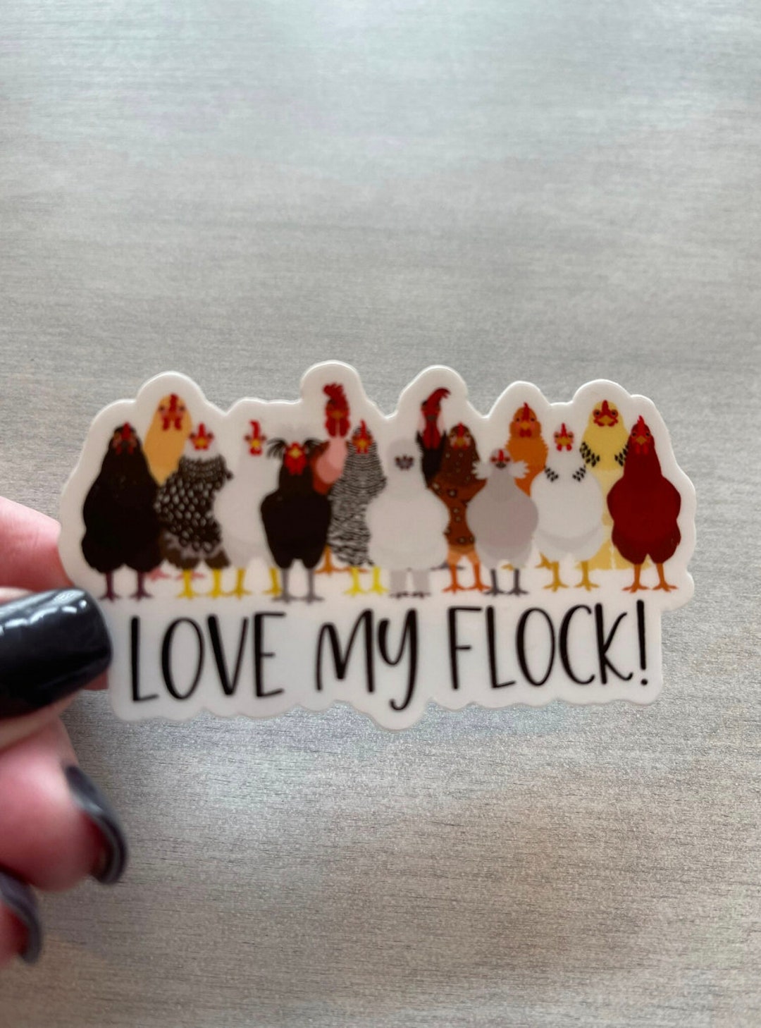 Love My Flock Sticker Perfect for Your Water Bottle, Car, Computer or ...