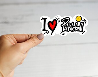 Pickle-ball Sticker Pack Pickleball Stickers Pickle Ball Love Gift - Etsy