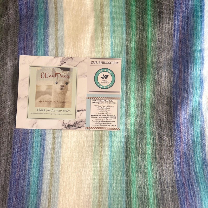 Alpaca Blanket Andes - Etsy