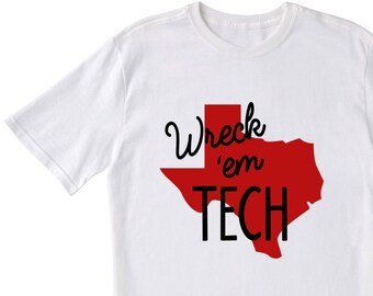Texas tech shirt | Etsy