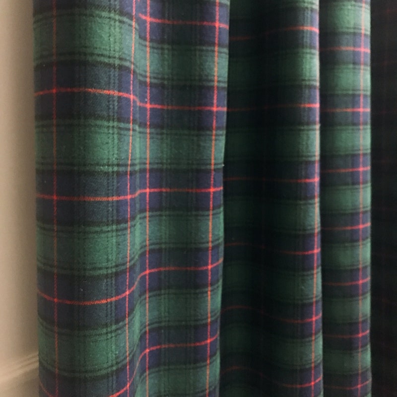 Tartan Curtains - Etsy