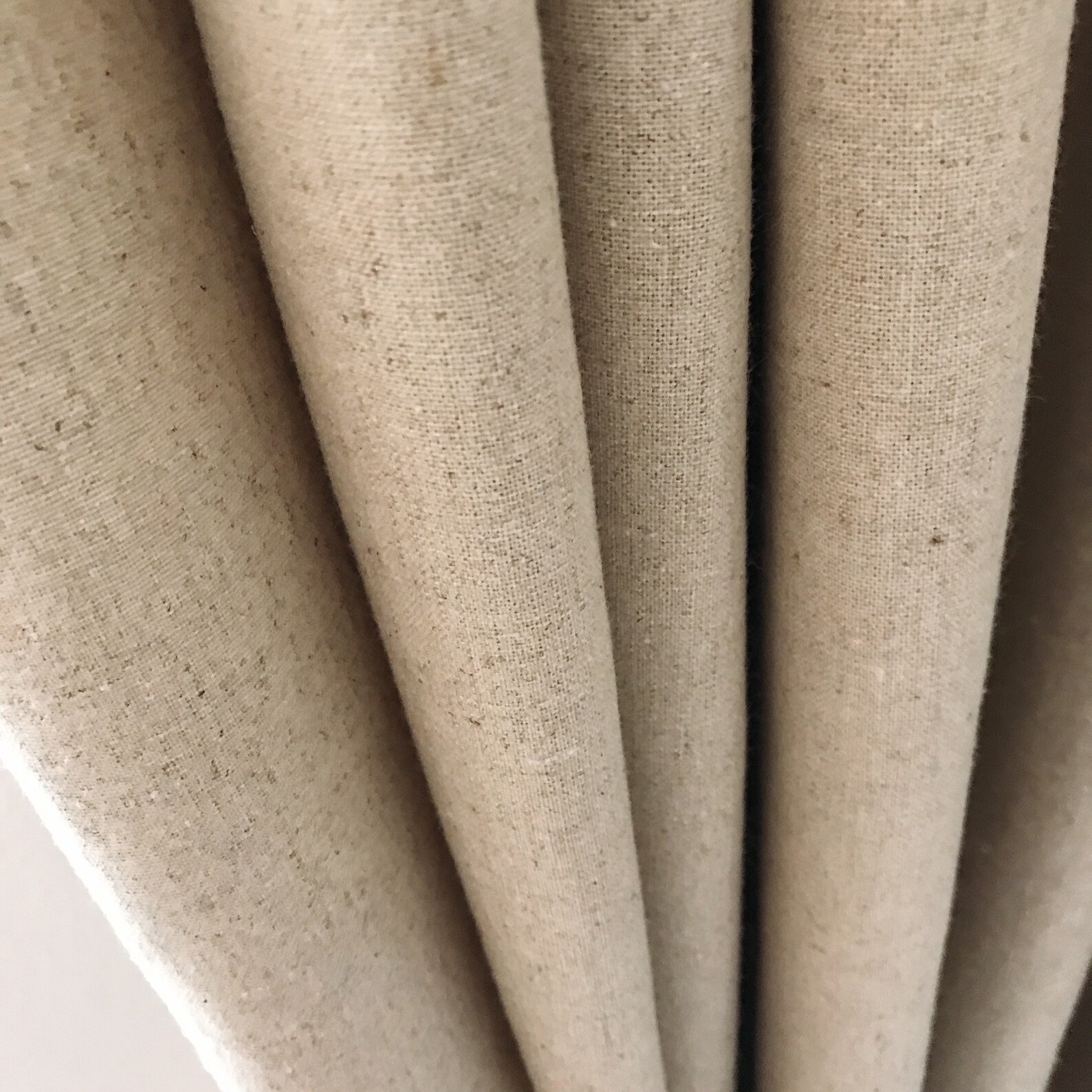 Natural Beige Bio Washed Linen Cotton Curtain Panel Various - Etsy