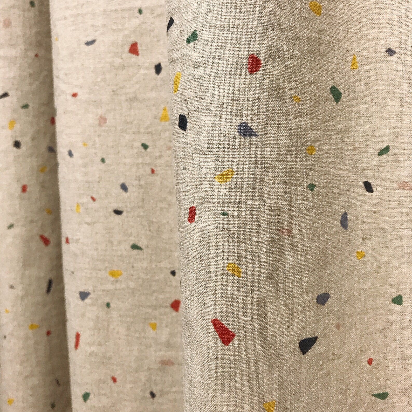 Modern Vintage Multi-color Granite Marble Pattern Washed Linen - Etsy