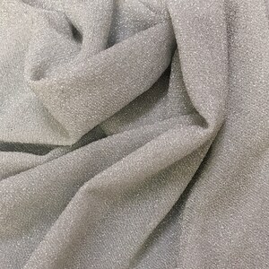 Silver Sparkle Sheer Curtain Drapery Panel 64 84 90 96 Inch Long by 53 ...