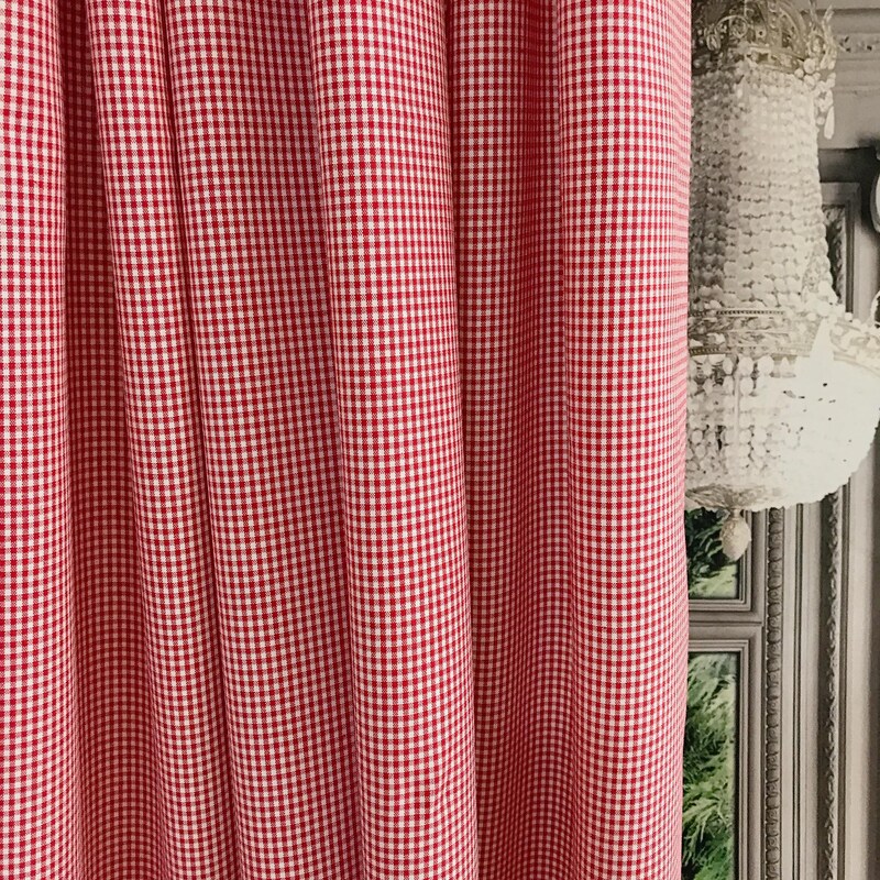 Gingham Curtains - Etsy