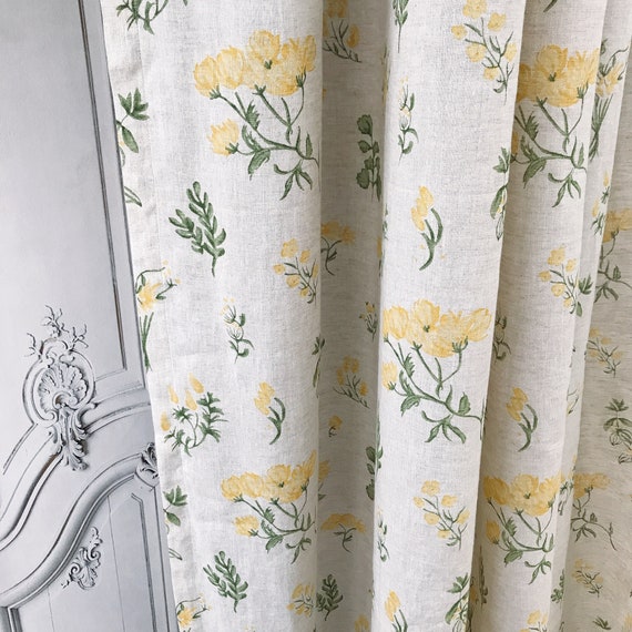 Pale Yellow Curtains