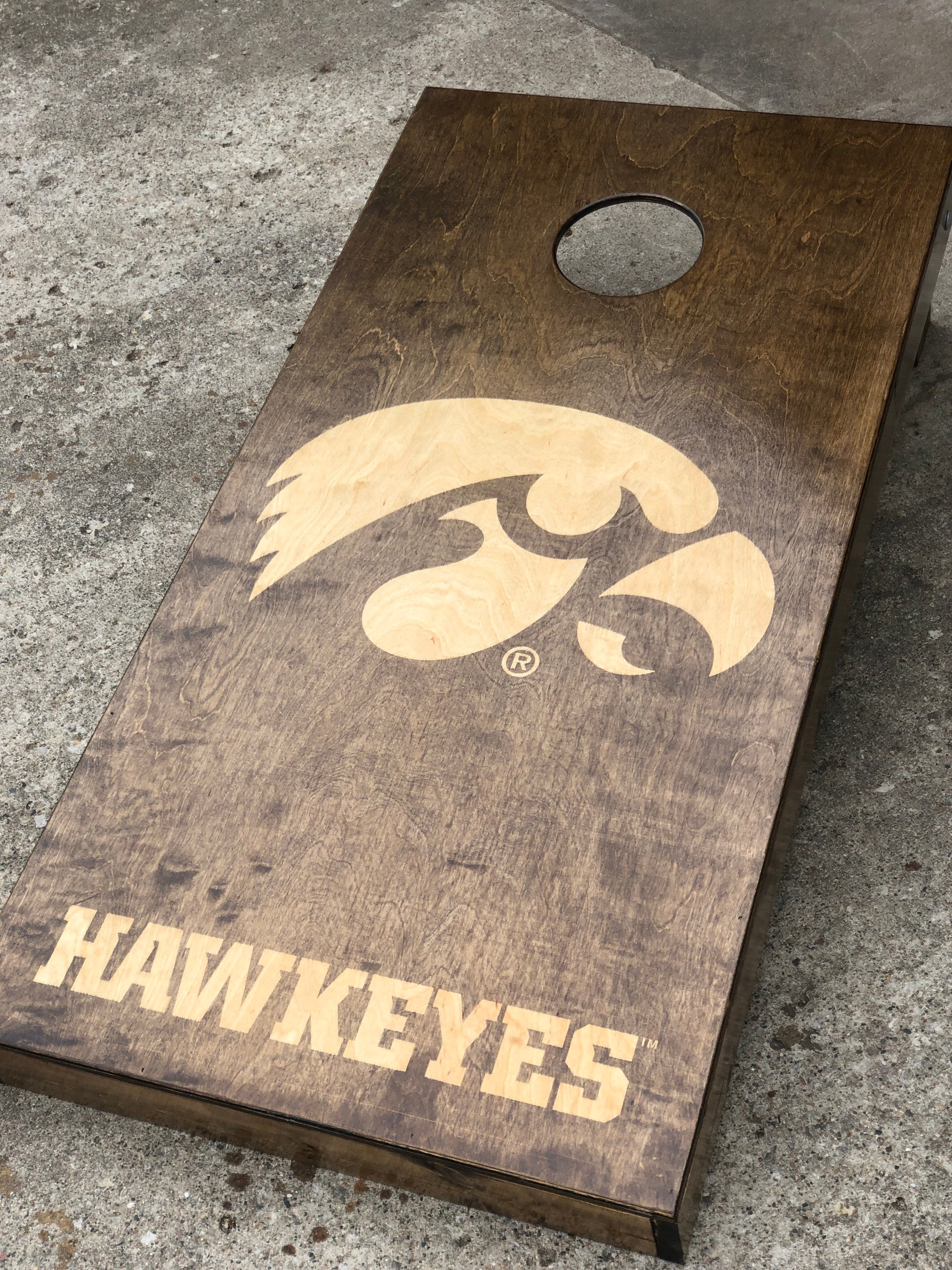 Iowa Hawkeye Cornhole Boards Bean Bag Toss OFFICIALLY | Etsy