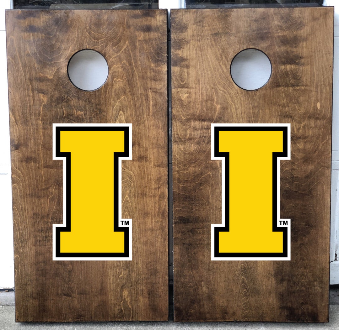 Iowa Hawkeye Cornhole Boards - Bean Bag Toss - OFFICIALLY LICENSED - Etsy