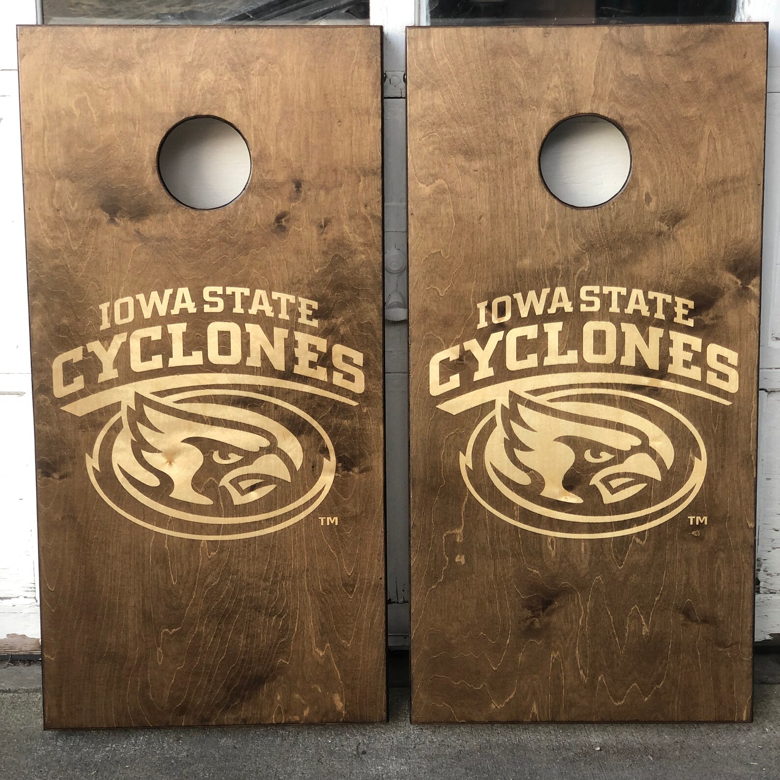 Iowa State Cyclone Cornhole Boards - Bean Bag Toss - OFFICIALLY ...