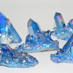 Dark Blue Angel Aura Quartz Cluster/cobalt Blue Angel Aura- Crystal ...
