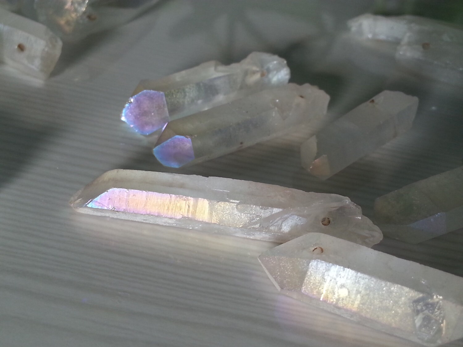 Opal Angel Aura Quartz/ White Angel Aura Quartz- Crystal, Stone, Rock ...