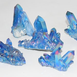 Dark Blue Angel Aura Quartz Cluster/cobalt Blue Angel Aura- Crystal ...