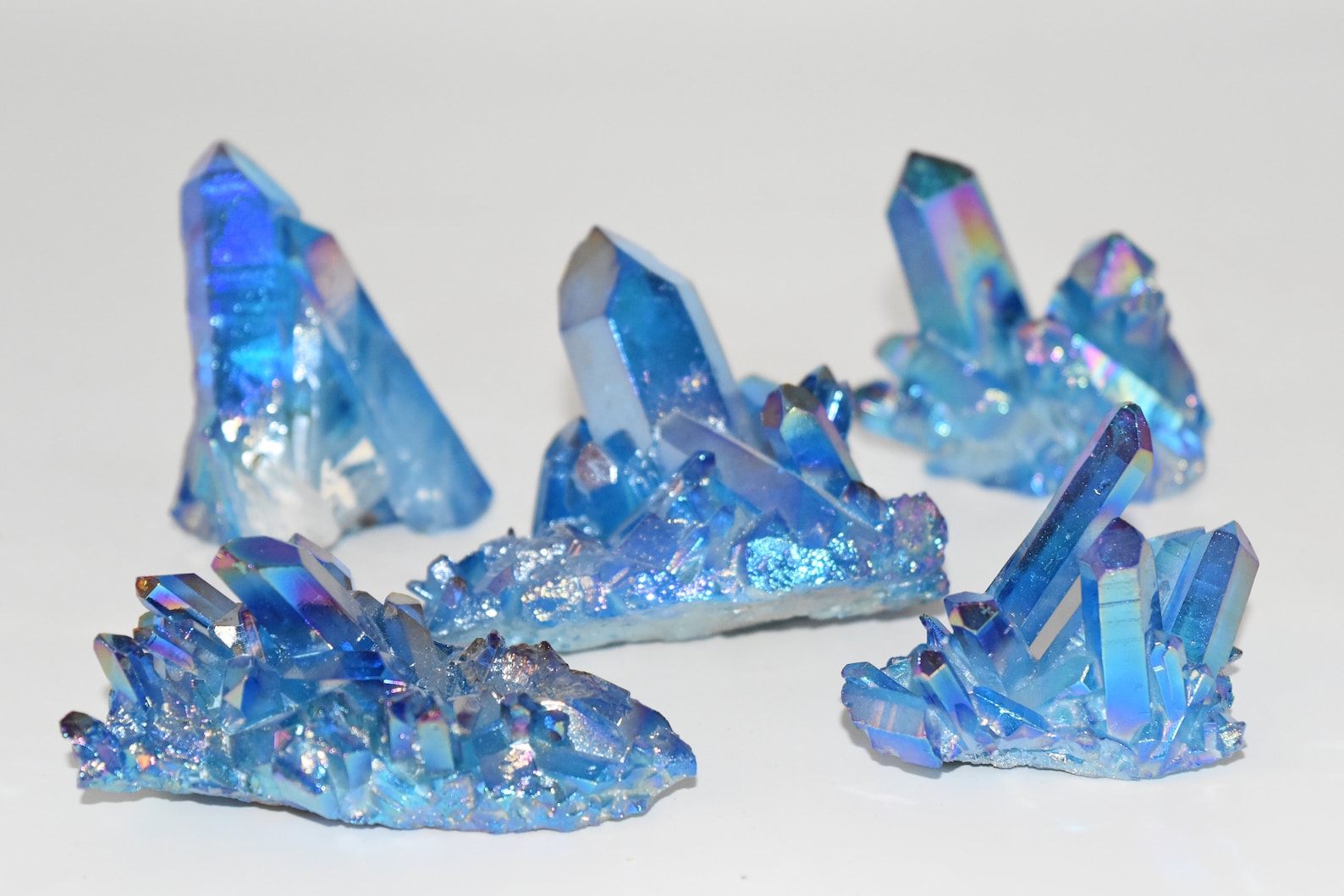 Dark Blue Angel Aura Quartz Cluster/cobalt Blue Angel Aura | Etsy