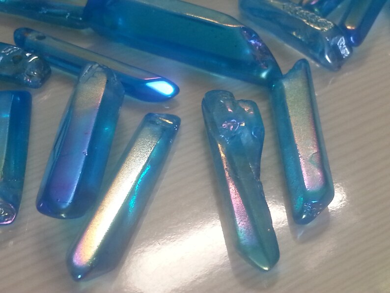 Light Blue Angel Aura Quartz/ Aqua Angel Aura Quartz Crystal | Etsy