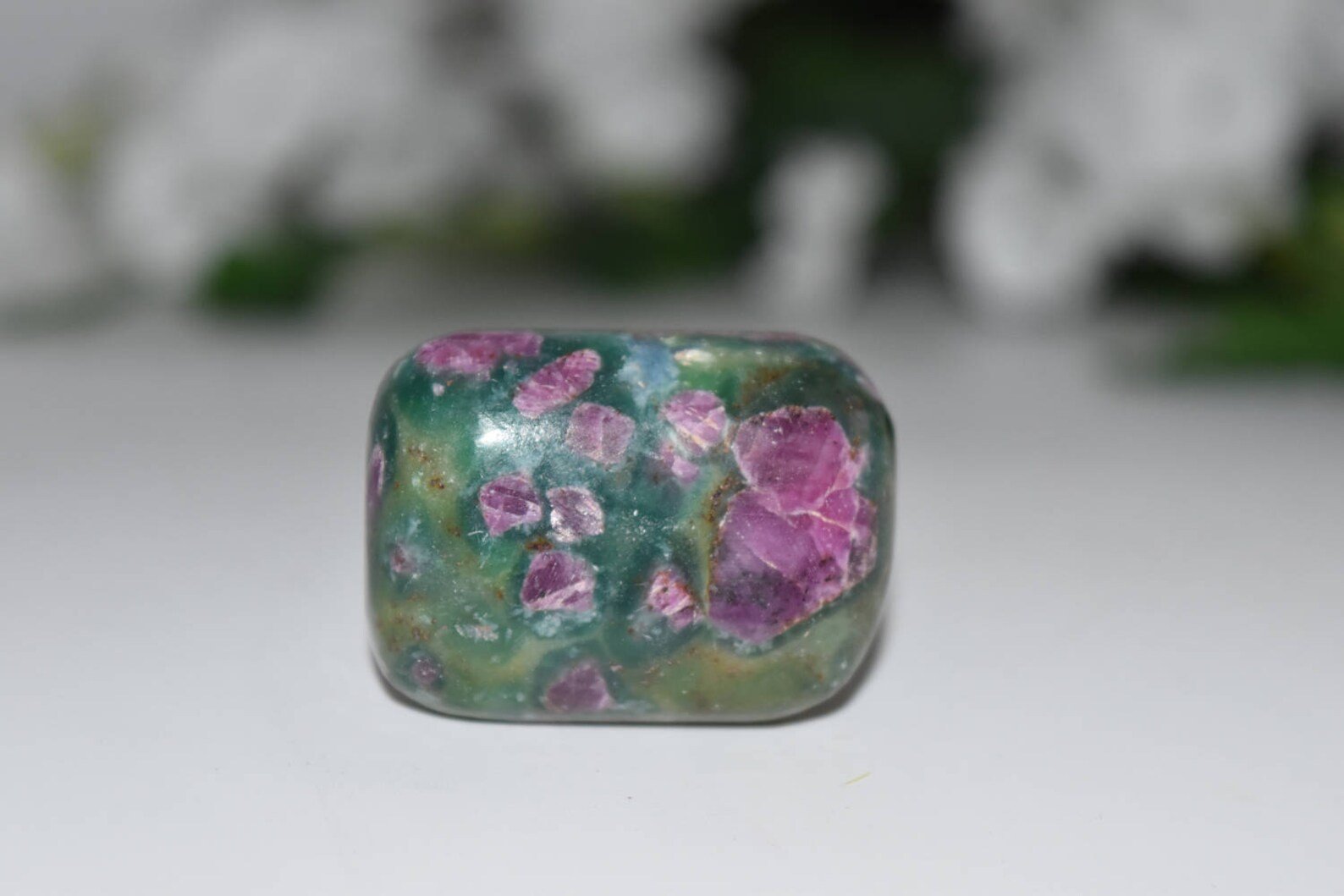 Ruby in Zoisite Tumbled Stone Crystal 1 Pc. anyolite Rock - Etsy