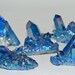 Dark Blue Angel Aura Quartz Cluster/cobalt Blue Angel Aura- Crystal ...