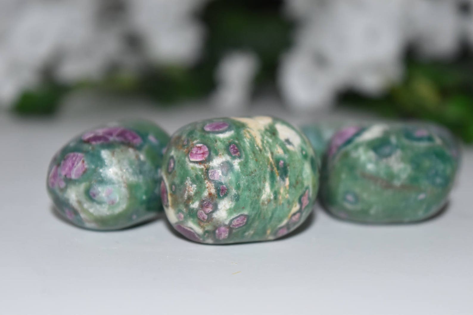 Ruby in Zoisite Tumbled Stone Crystal 1 Pc. anyolite Rock - Etsy