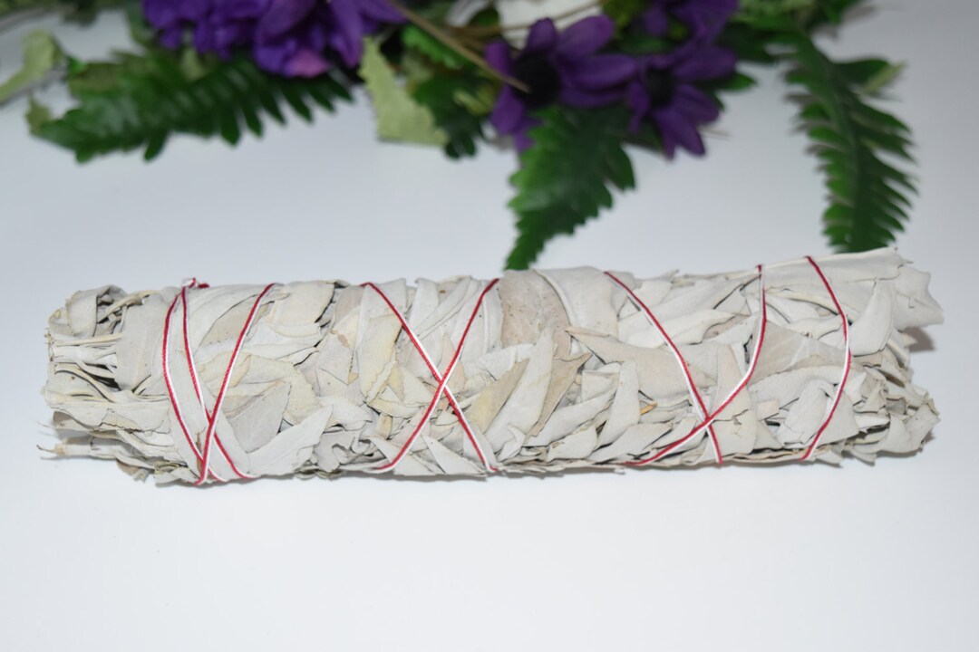 Extra Large 8" White Sage Bundle - Blessings, Clear Negative Energies ...