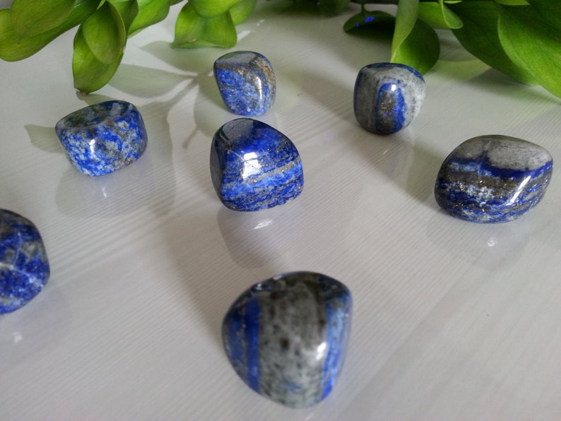 Blue Lapis Lazuli Crystal Tumbled -, Crystal, Stone, Rock Collection ...