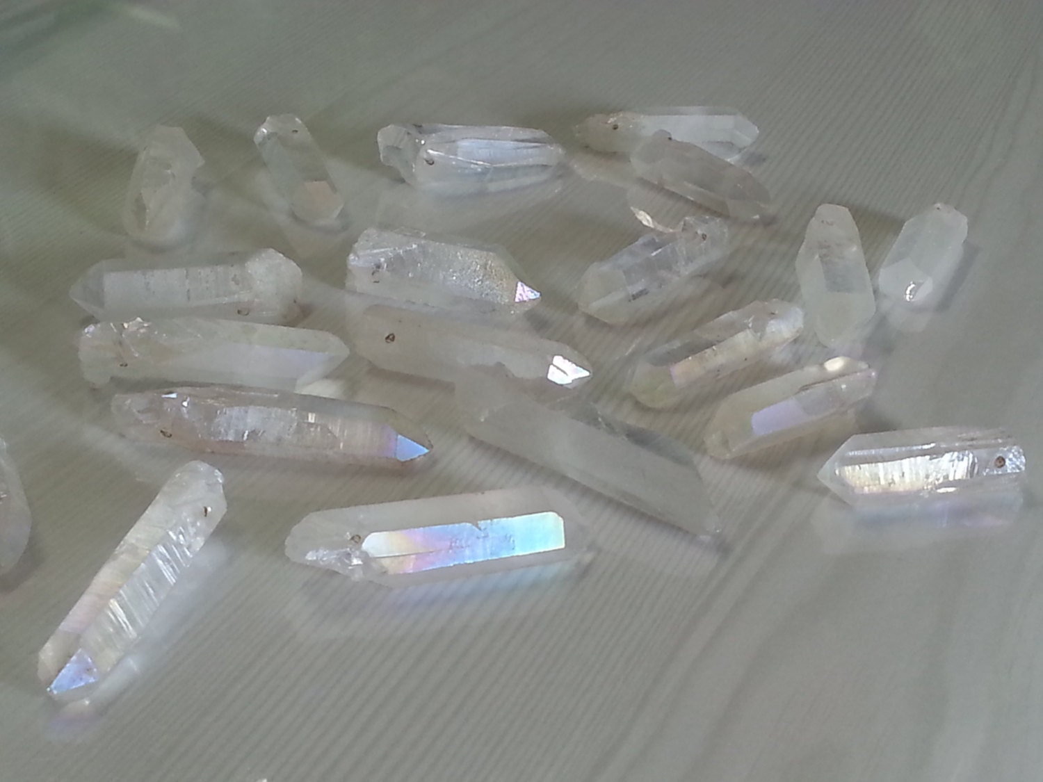Opal Angel Aura Quartz/ White Angel Aura Quartz- Crystal, Stone, Rock ...