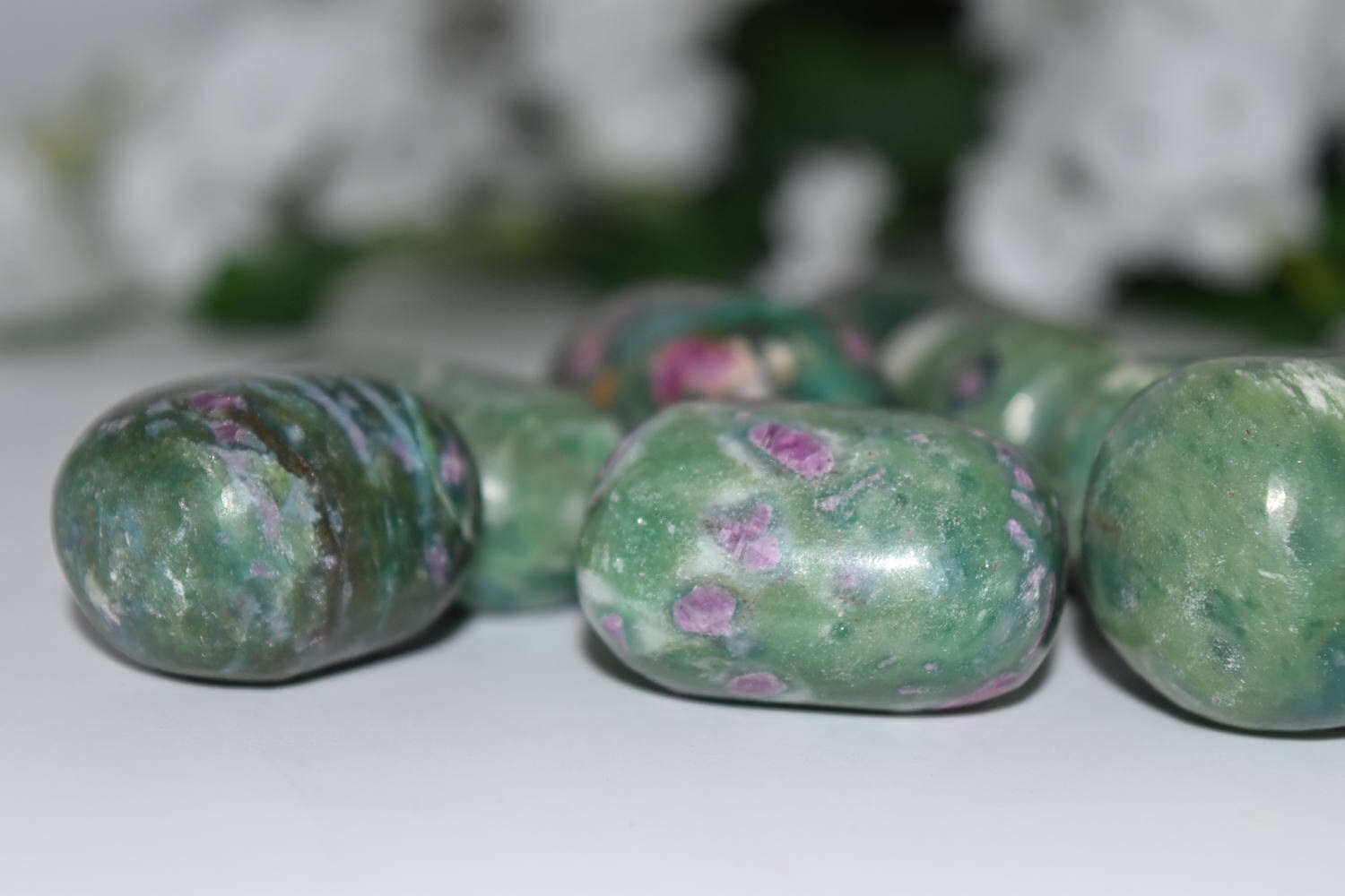 Ruby in Zoisite Tumbled Stone Crystal 1 Pc. anyolite Rock - Etsy