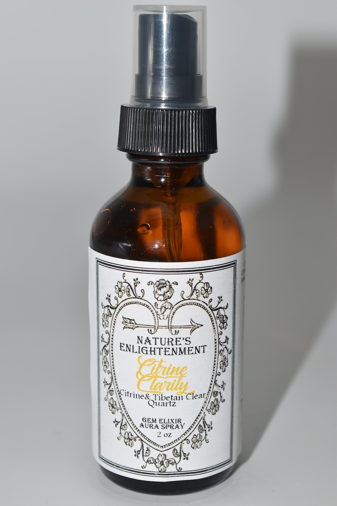 Citrine Clarity Gem Elixir Aura Spray 2 Oz, Gemstone Fragrance Spray ...